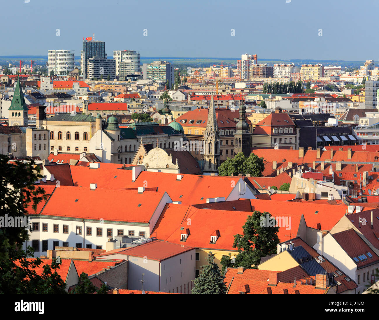 Cityscape from Bratislava castle, Bratislava, Slovakia Stock Photo - Alamy