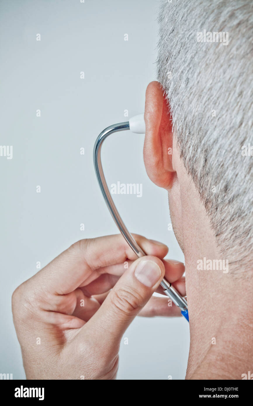 doctor with stethoscope Stock Photo - Alamy