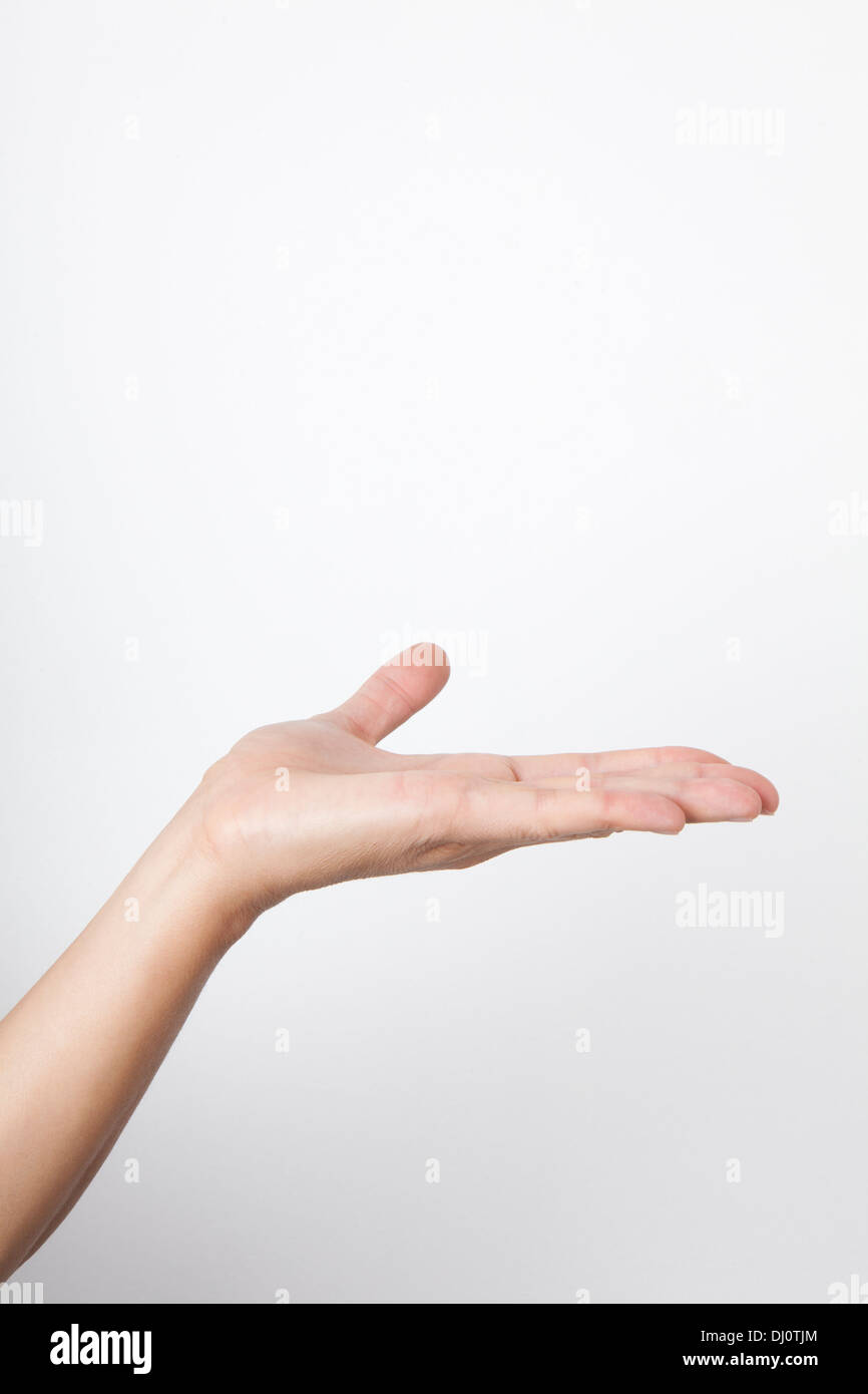 Hand out hi-res stock photography and images - Alamy