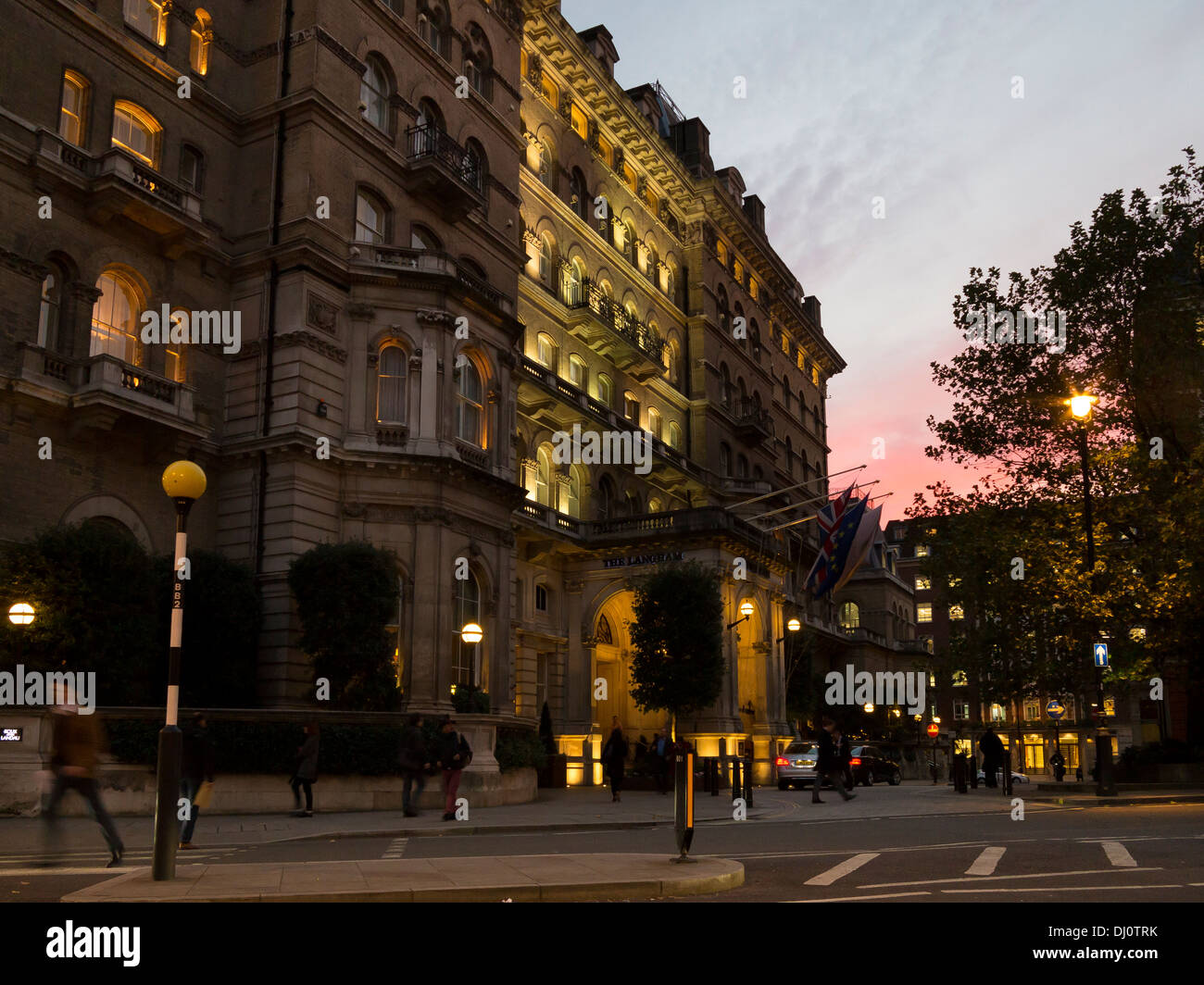 Langham hotel portland place london hi-res stock photography and images ...