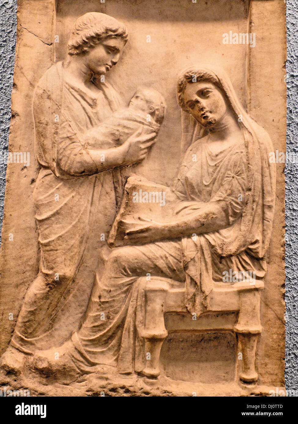 -Scene of Maternity- Roman Scene Stock Photo - Alamy