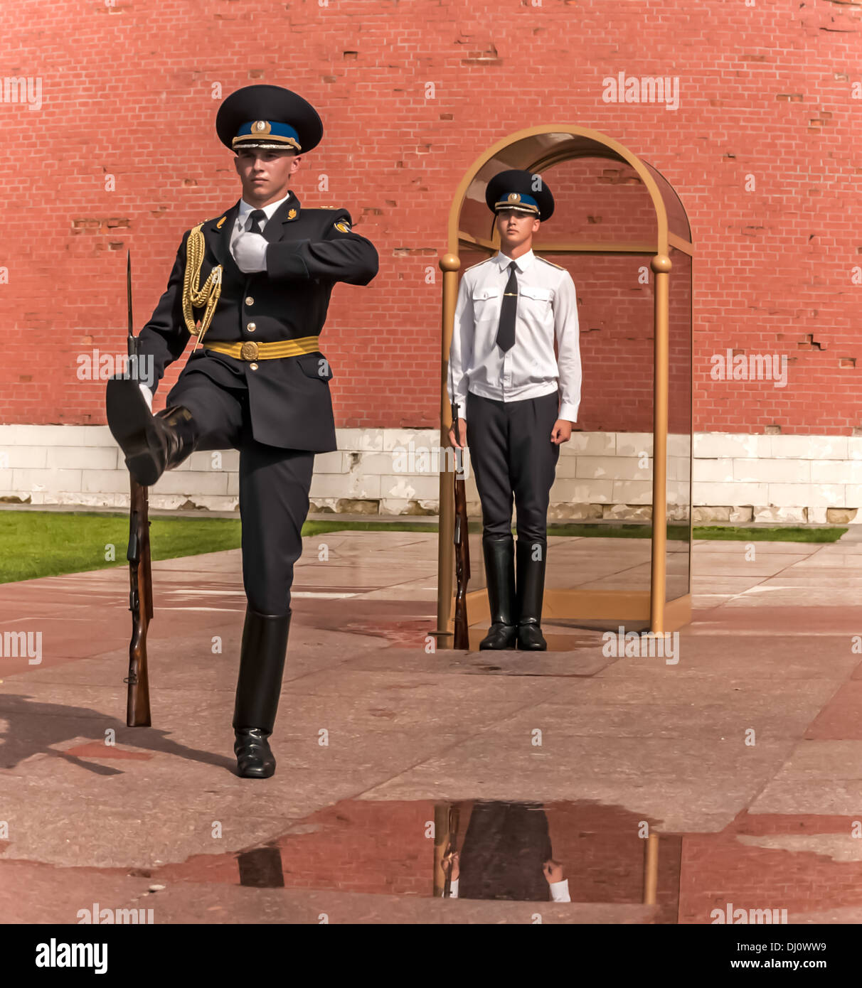 Changing Guard at the Kremlin Stock Photo - Alamy