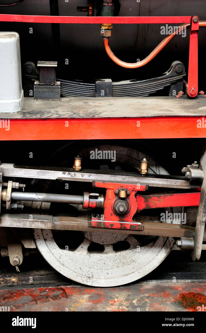 Chatham, Kent, England. Chatham Historic Dockyard. Steam locomotive ...