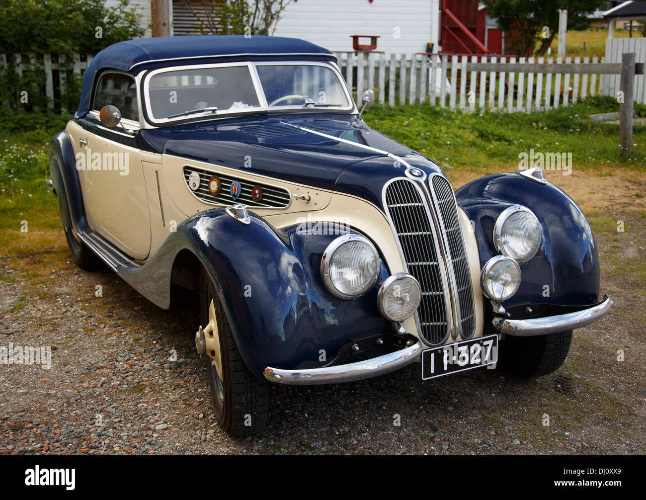 This vintage BMW convertible is maintained in excellent condition and ...