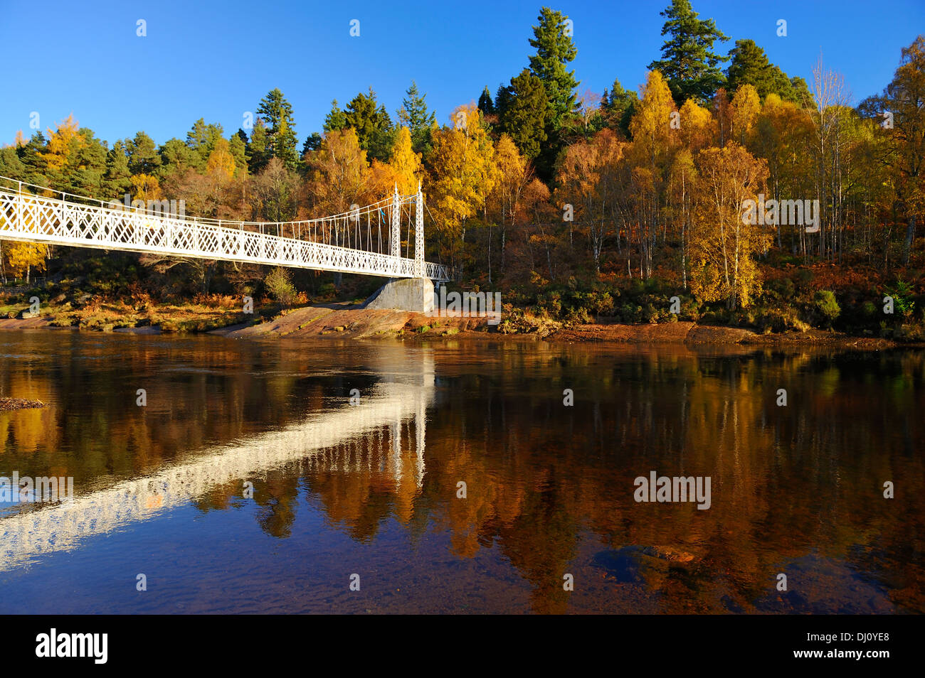 Cambus o may suspension bridge hi-res stock photography and images - Alamy