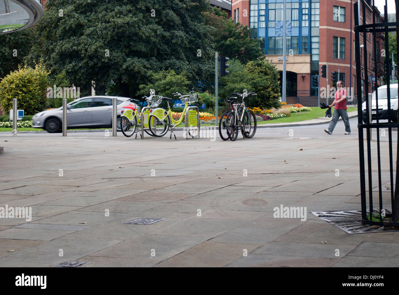 Nottingham Citycard cycles Stock Photo - Alamy