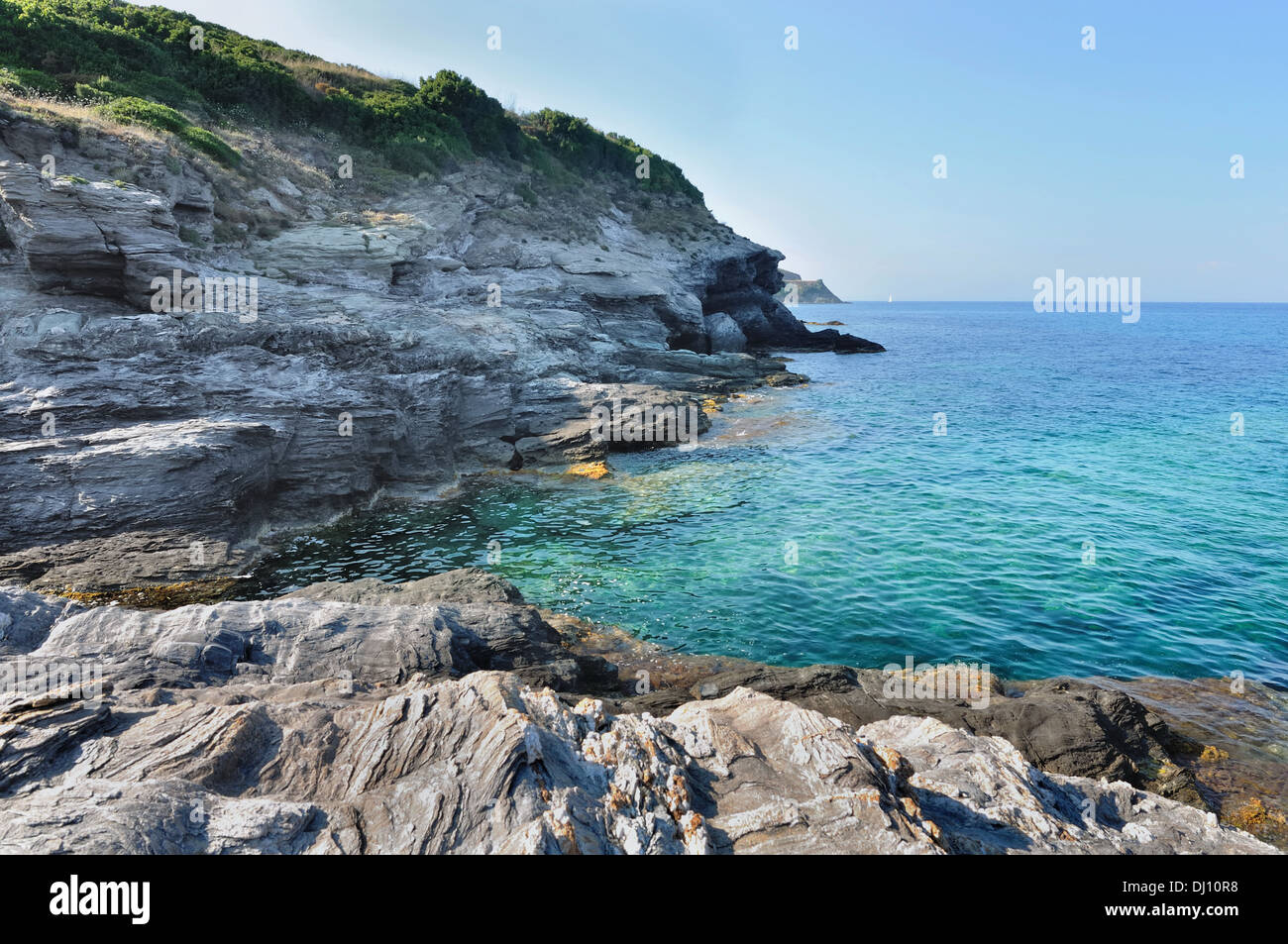 Turquoise sea landscape hi-res stock photography and images - Alamy