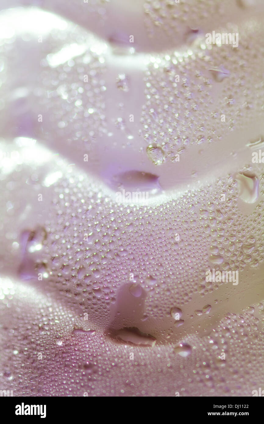 Texture of a glass bottle with water droplets Stock Photo - Alamy