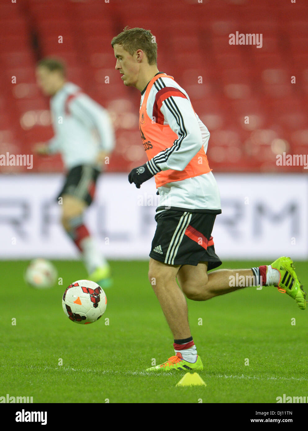 London, UK. 18th Nov, 2013. German national soccer player Max Kruse in ...