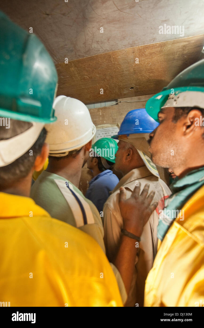 Migrant Worker in Doha Qatar Stock Photo - Alamy