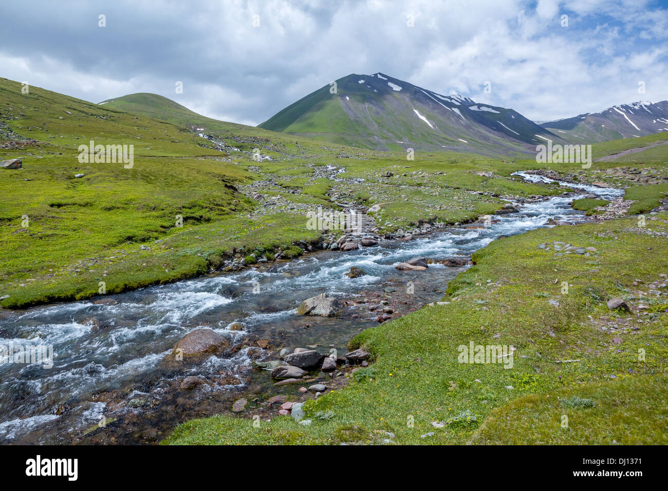 East Karakol river in Tien Shan mountains Stock Photo - Alamy