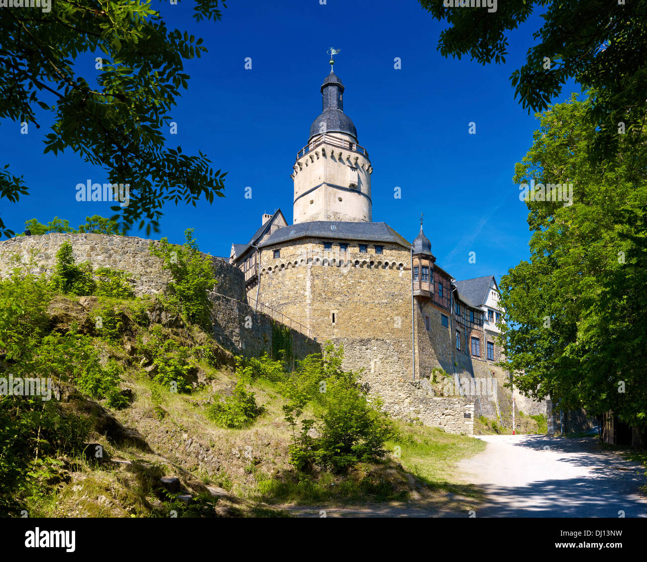 Falkenstein Castle, Falkenstein/Harz, Saxony-Anhalt, Germany Stock ...