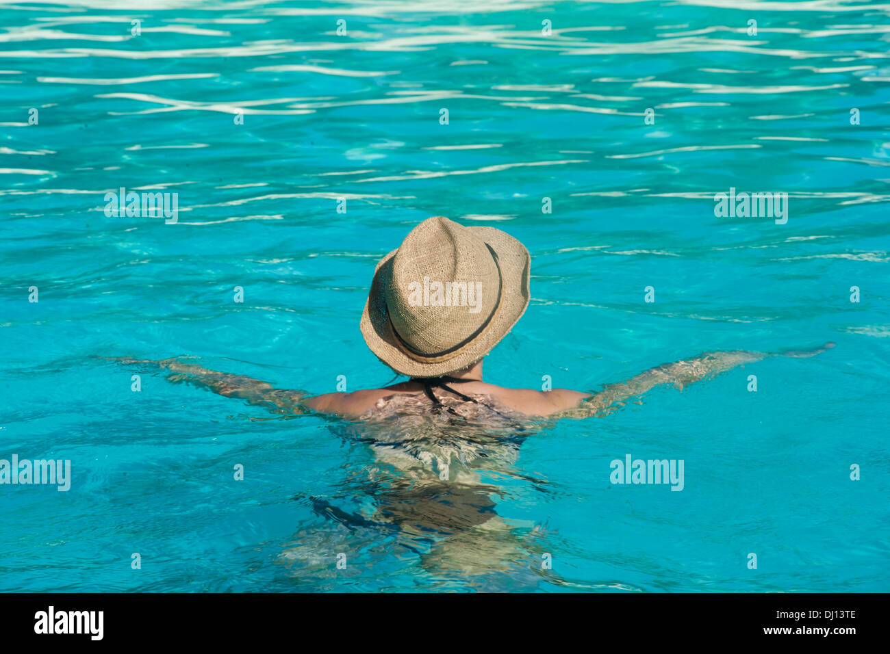 Lady swim hat hi-res stock photography and images - Alamy
