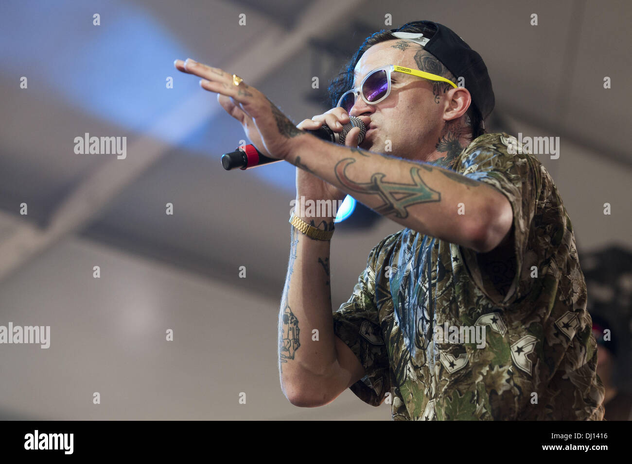 Gulf Shores, Alabama, USA. 18th May, 2012. Rapper MICHAEL ATHA (aka ...