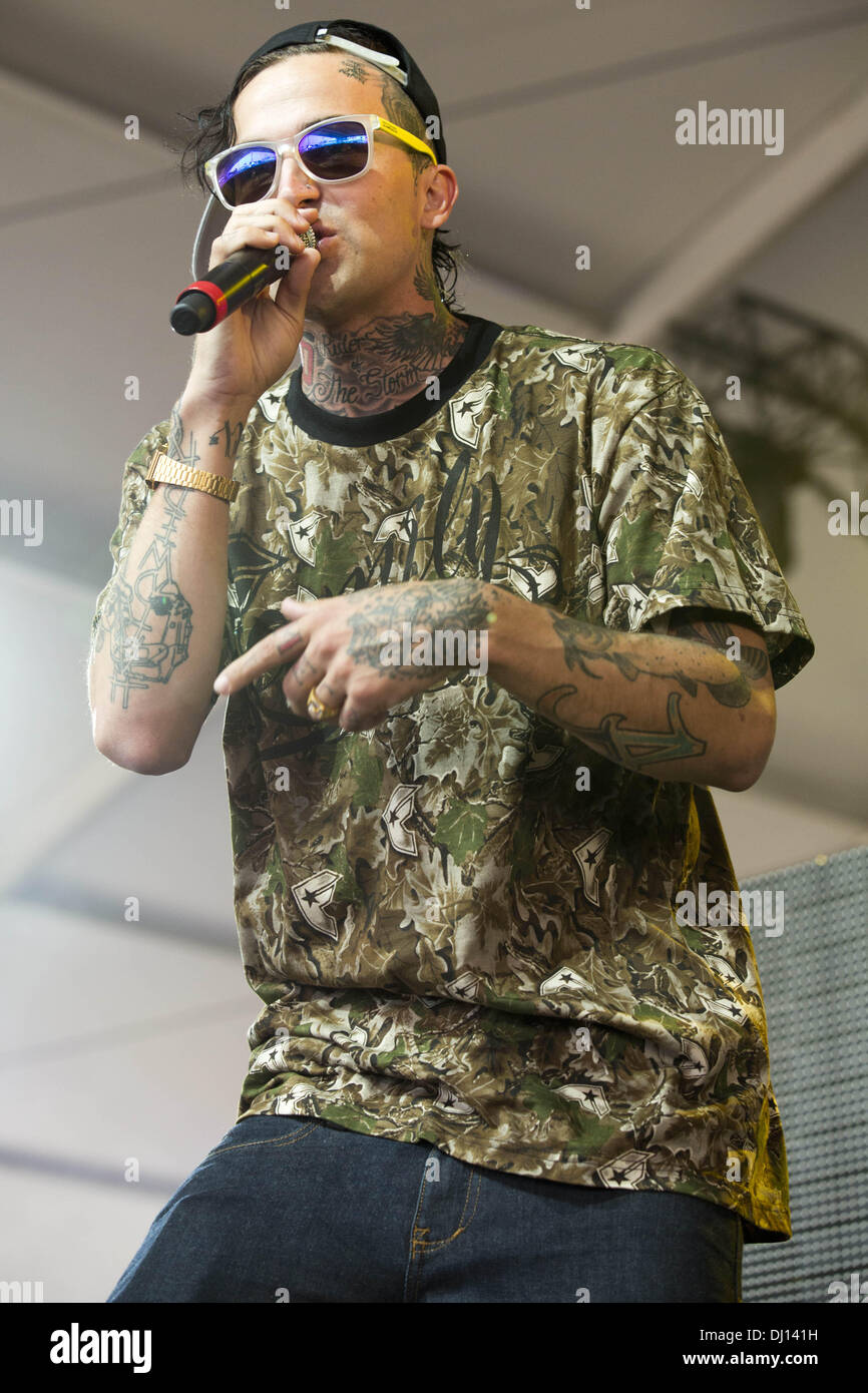 Gulf Shores, Alabama, USA. 18th May, 2012. Rapper MICHAEL ATHA (aka ...