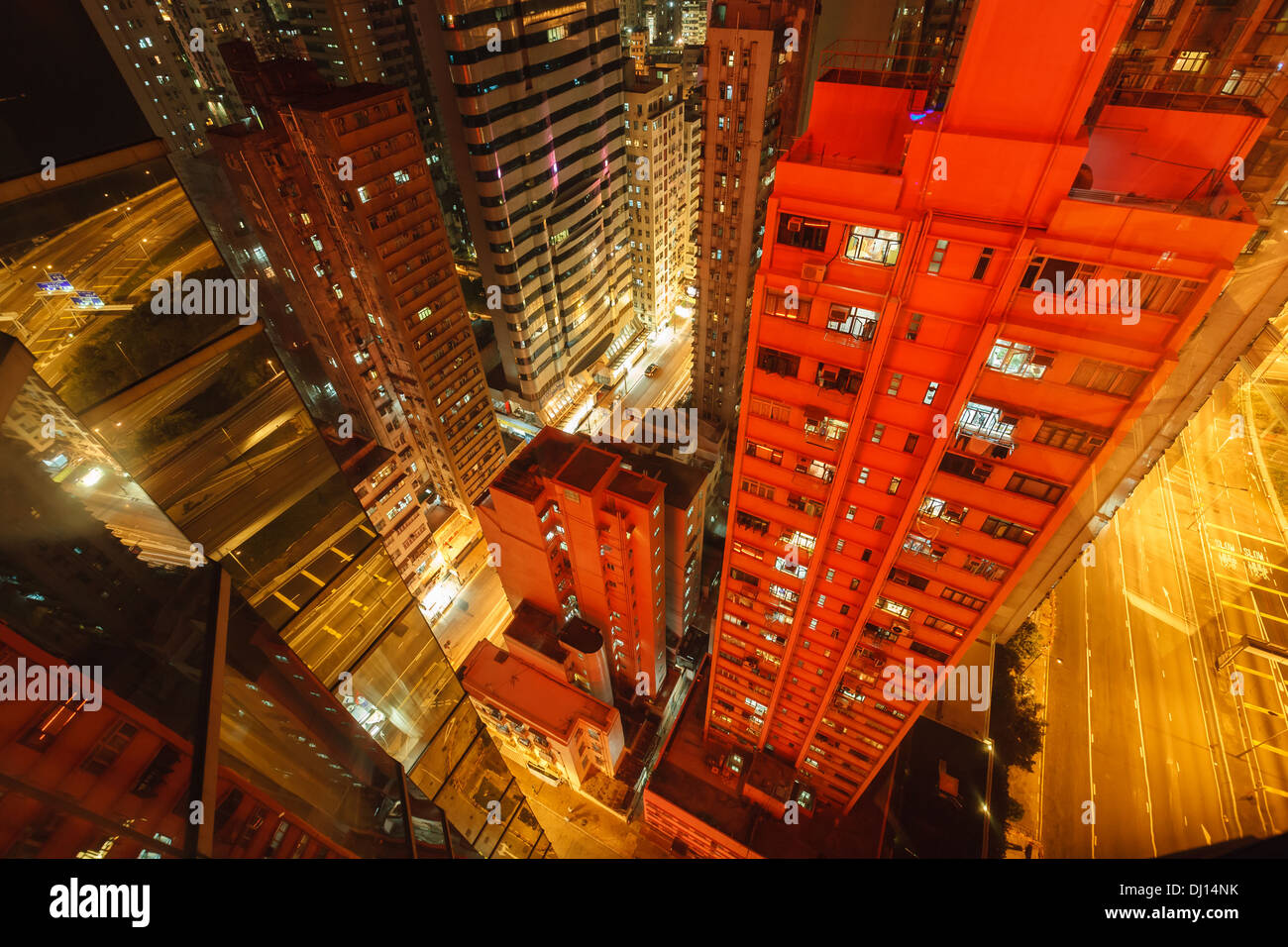 Vertical aerial skyscrapers hi-res stock photography and images - Alamy