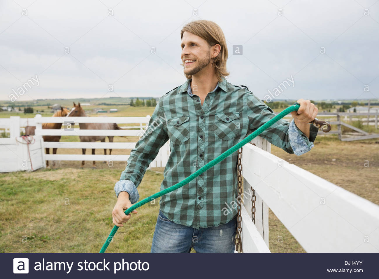 Man on the rope hi-res stock photography and images - Alamy