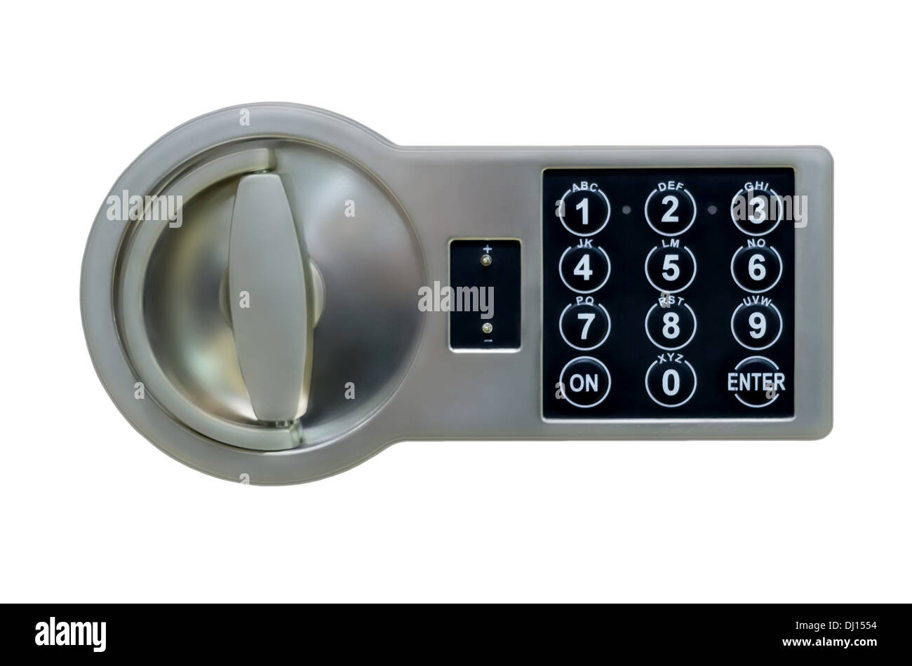 Strongbox Lock Isolated on White with Clipping path Stock Photo - Alamy