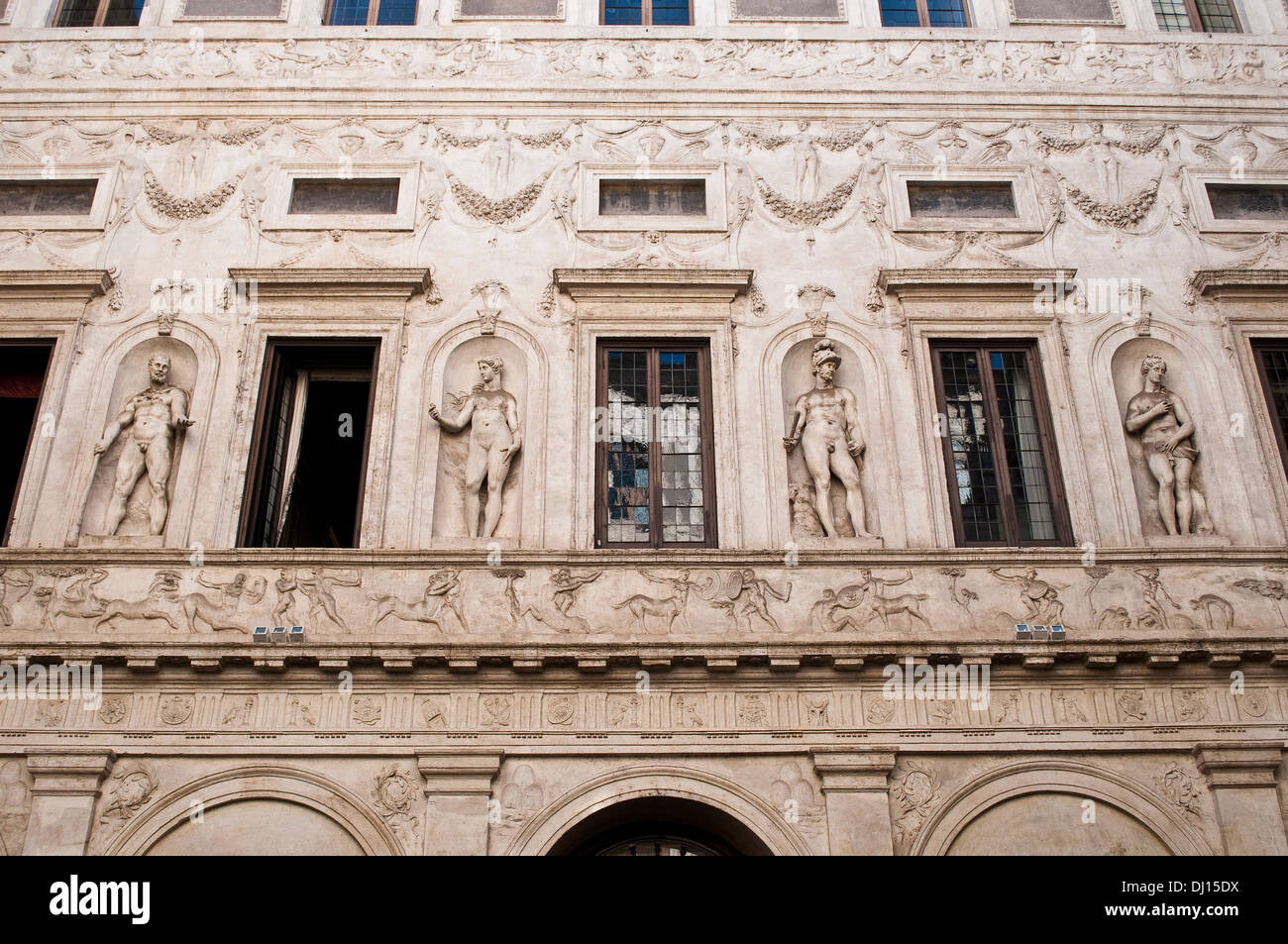 Palazzo Spada atrium, 16th century Renaissance palace designed by ...