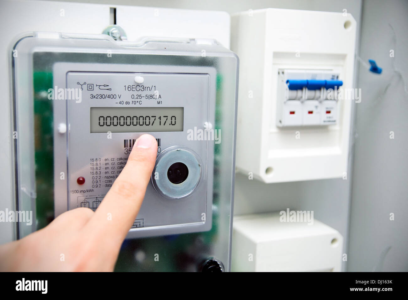 Electric current meter hi-res stock photography and images - Alamy