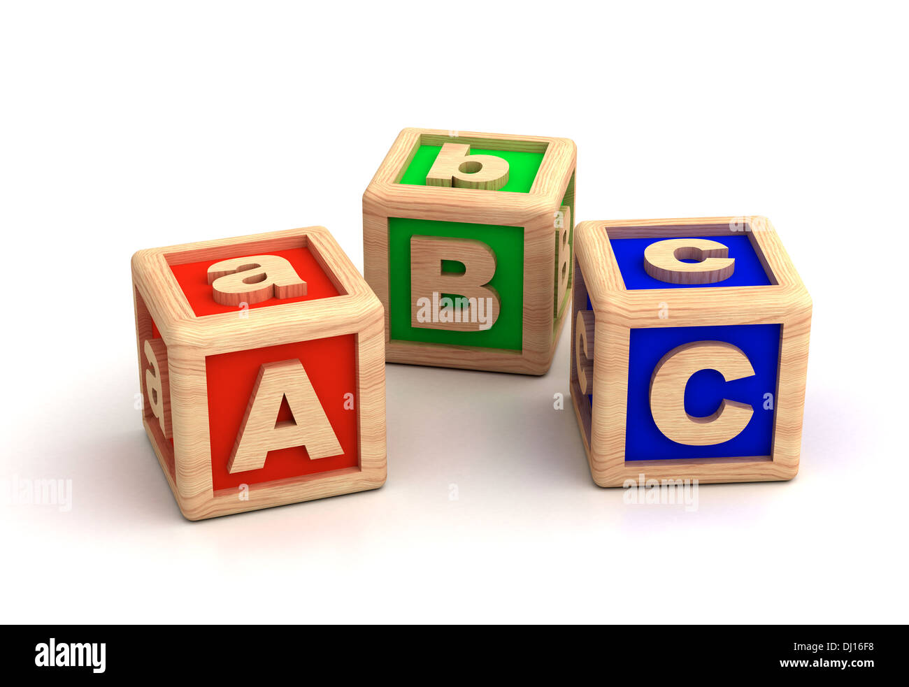 Block a b c toy hi-res stock photography and images - Alamy