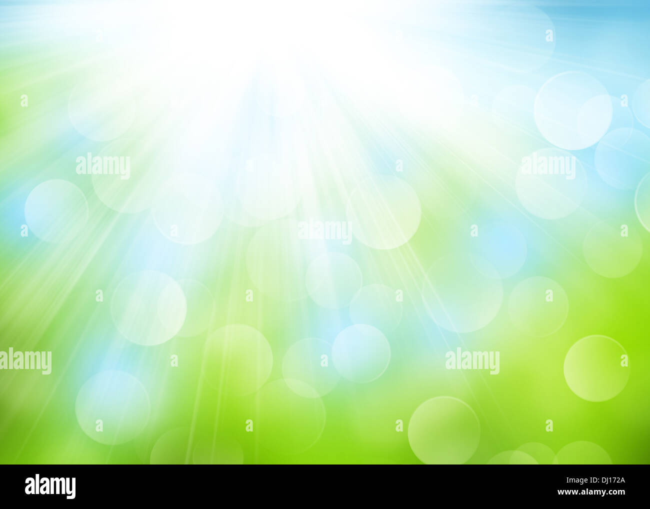 Abstract summer bokeh background with sunlight Stock Photo - Alamy