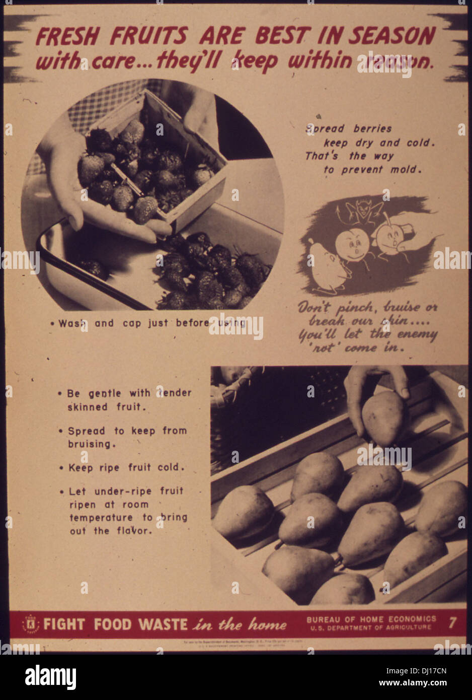 This World War II propaganda poster encourages the public to buy fresh ...
