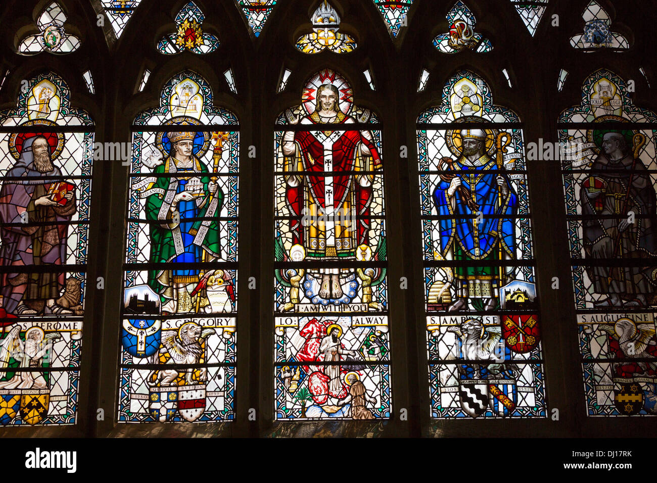 Stained glass windows apostles hi-res stock photography and images - Alamy