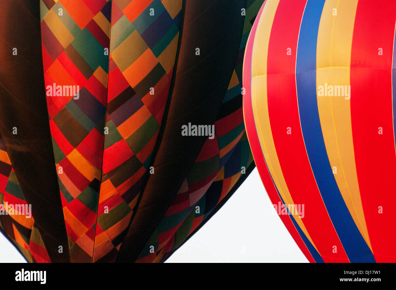 Two Balloons in Flight Stock Photo - Alamy