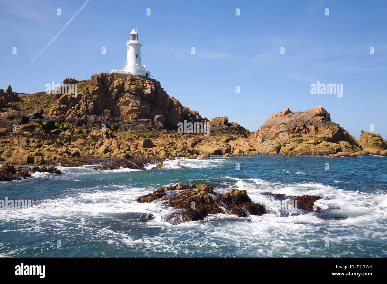Jersey lighthouse channel island hi-res stock photography and images ...