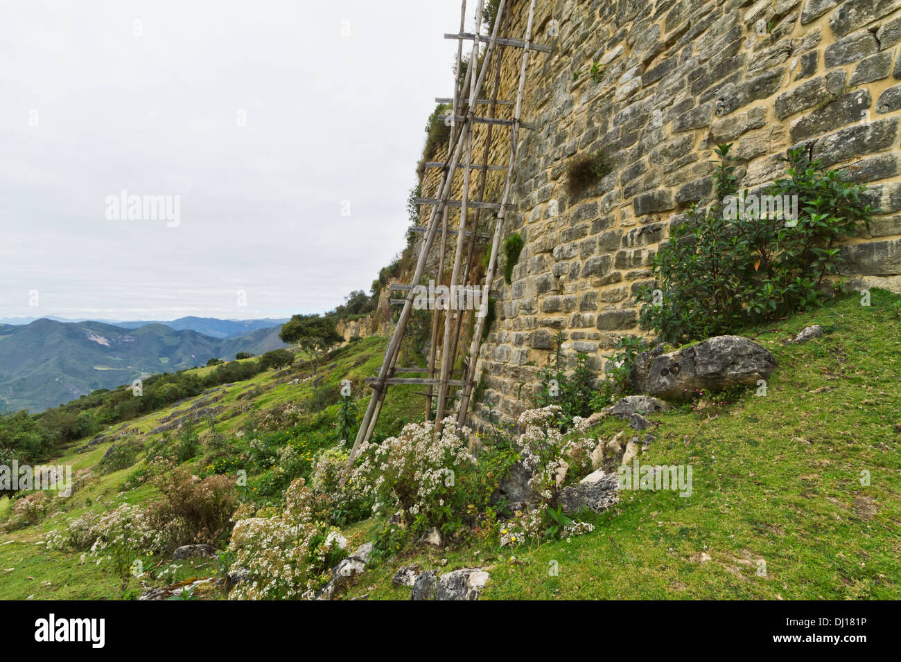 Outer Wall of Kuelap Fortress, Kuelap, Amazonas, Peru Stock Photo - Alamy
