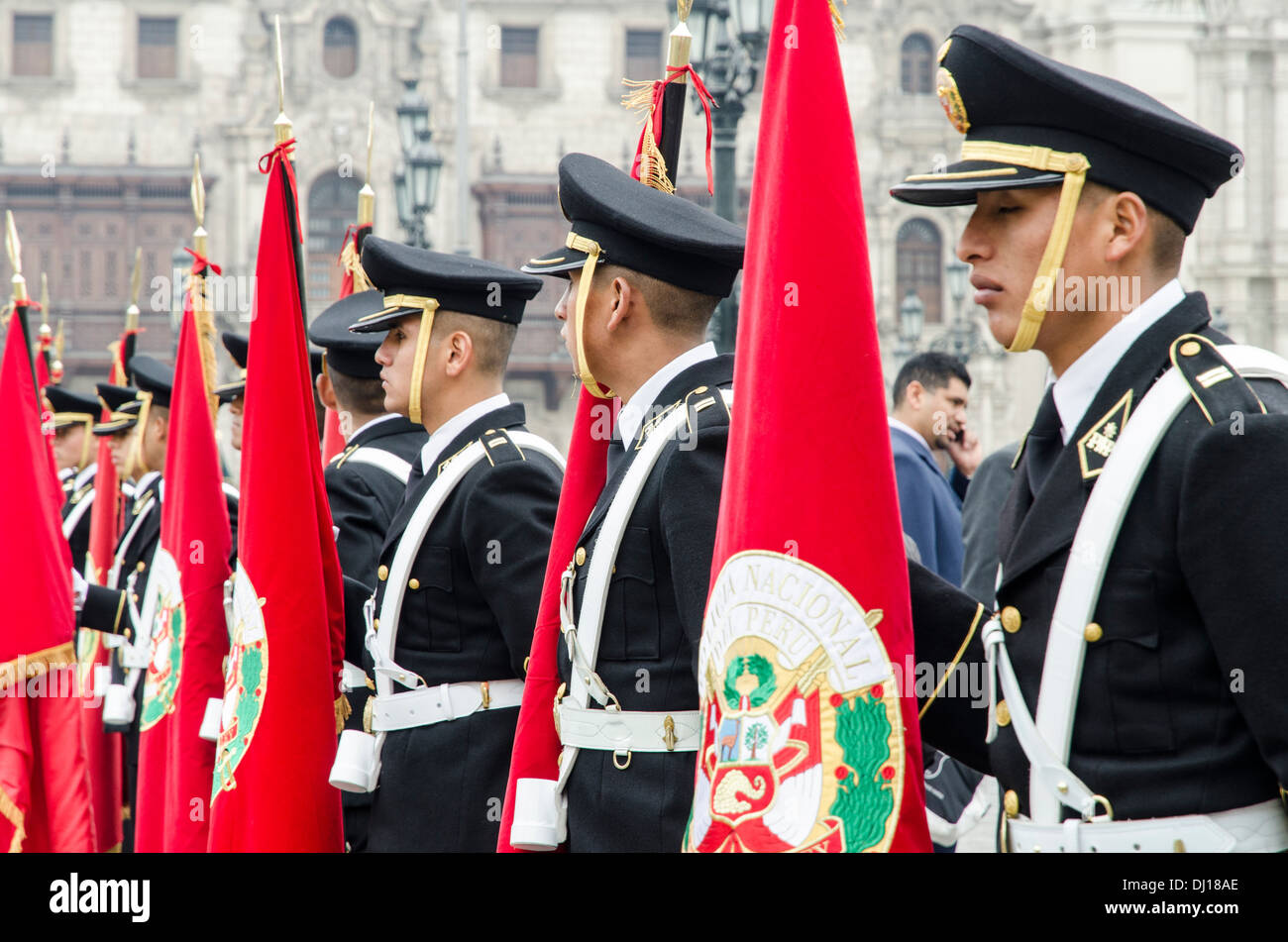 Military parade in lima hi-res stock photography and images - Alamy