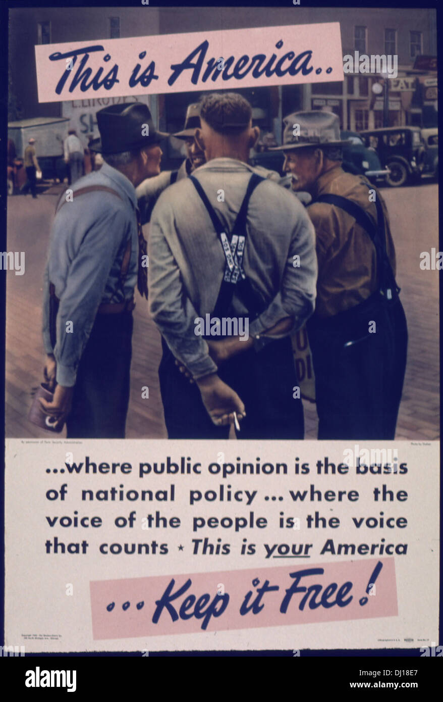 World war ii public information poster hi-res stock photography and ...