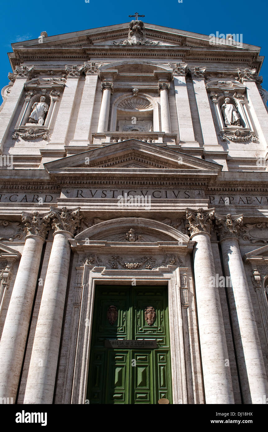 Church of Saint Susanna on Quirinal Hill, designed by Carlo Maderno ...