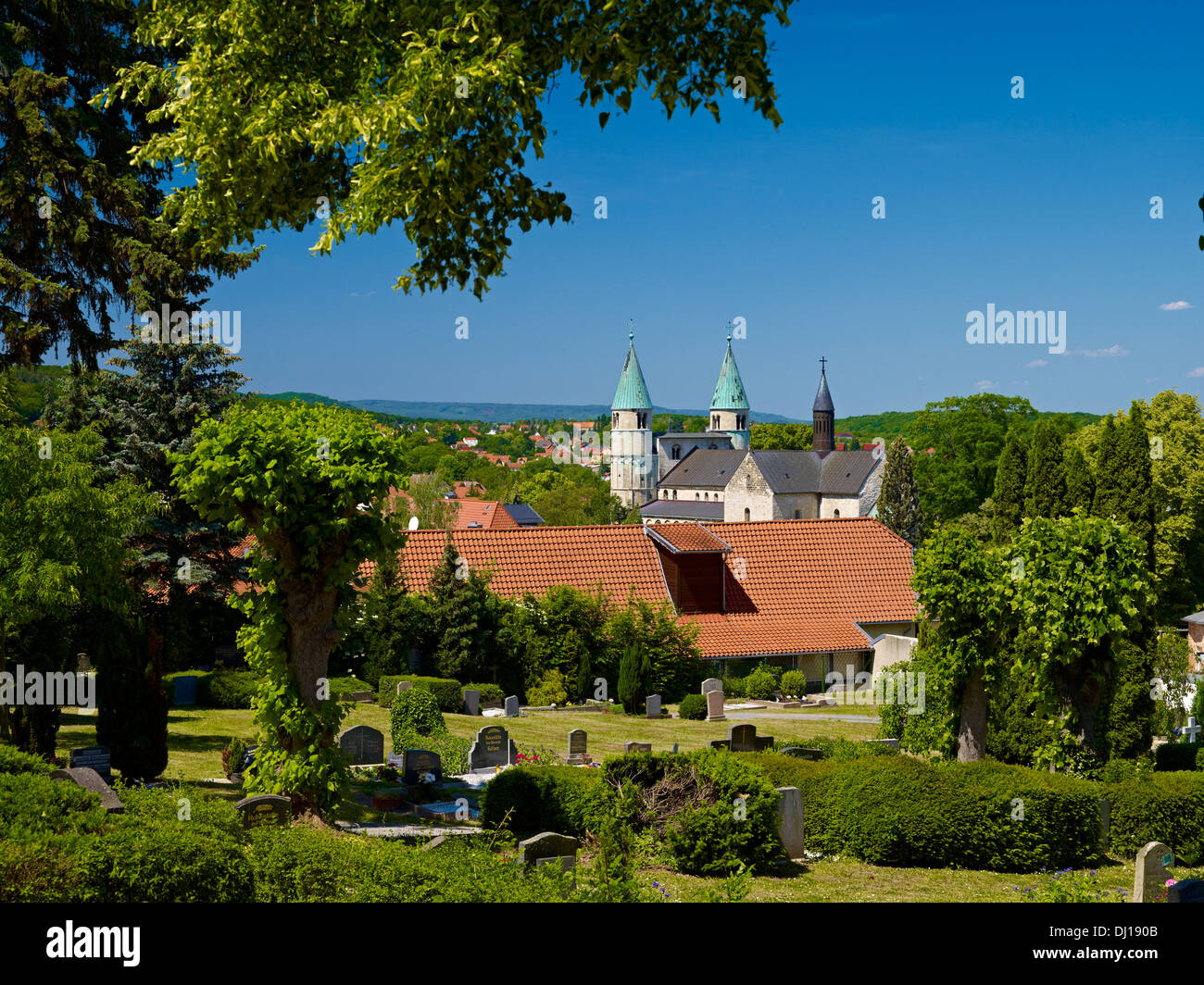 Collegiate Church, Gernrode, Harz, Saxony-Anhalt, Germany Stock Photo ...