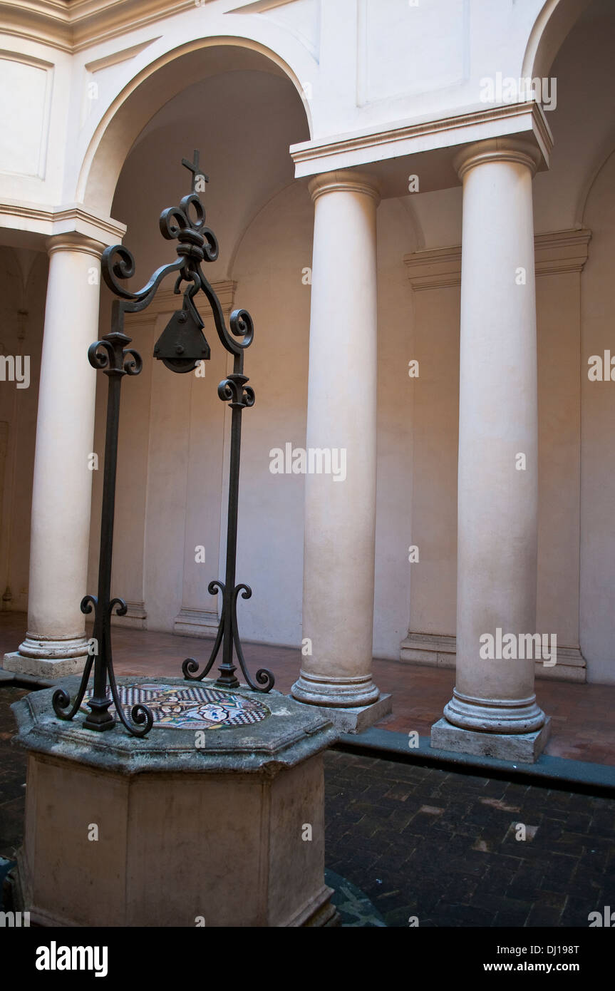Cloister of Church of Saint Charles at the Four Fountains -San Carlino ...