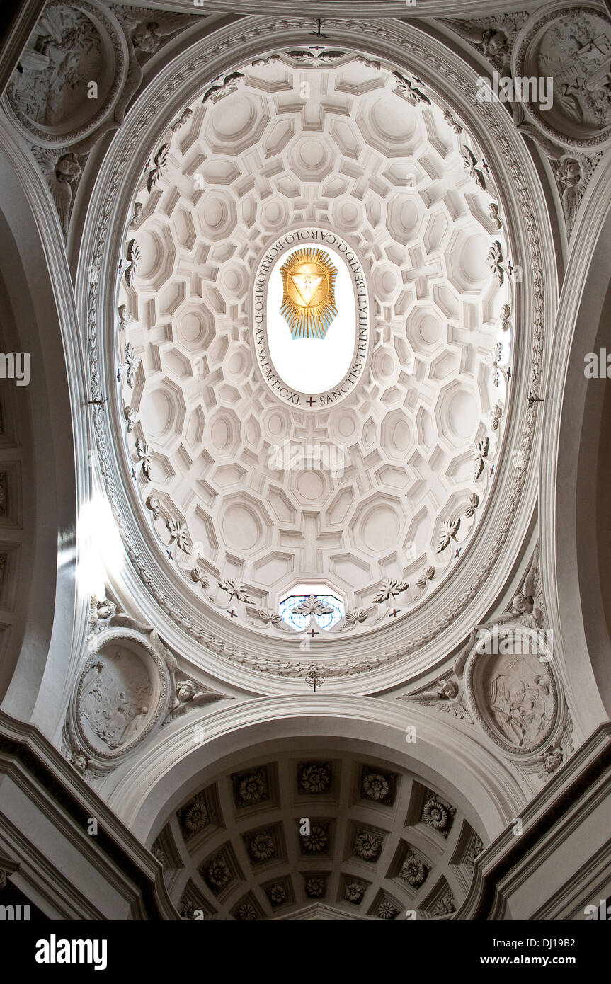 Dome of Church of Saint Charles at the Four Fountains -San Carlino alle ...
