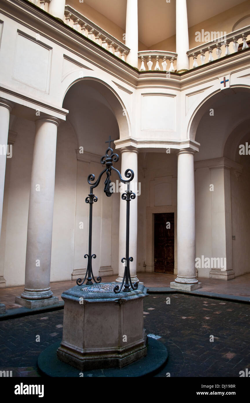 Cloister of Church of Saint Charles at the Four Fountains -San Carlino ...