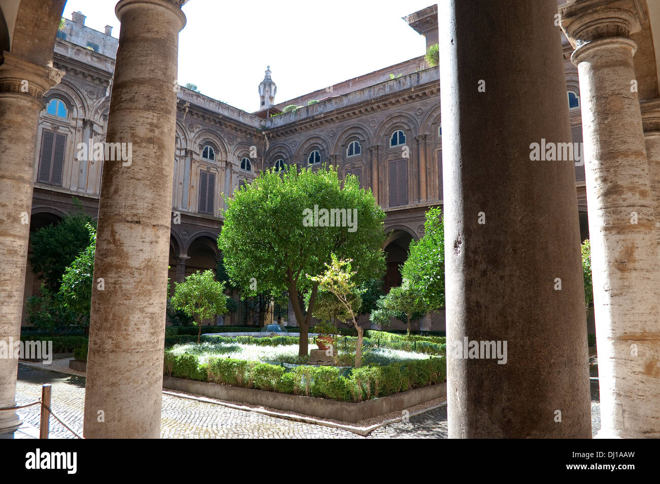 Atrium of Palazzo Doria Pamphilj that houses Doria Pamphilj Gallery ...