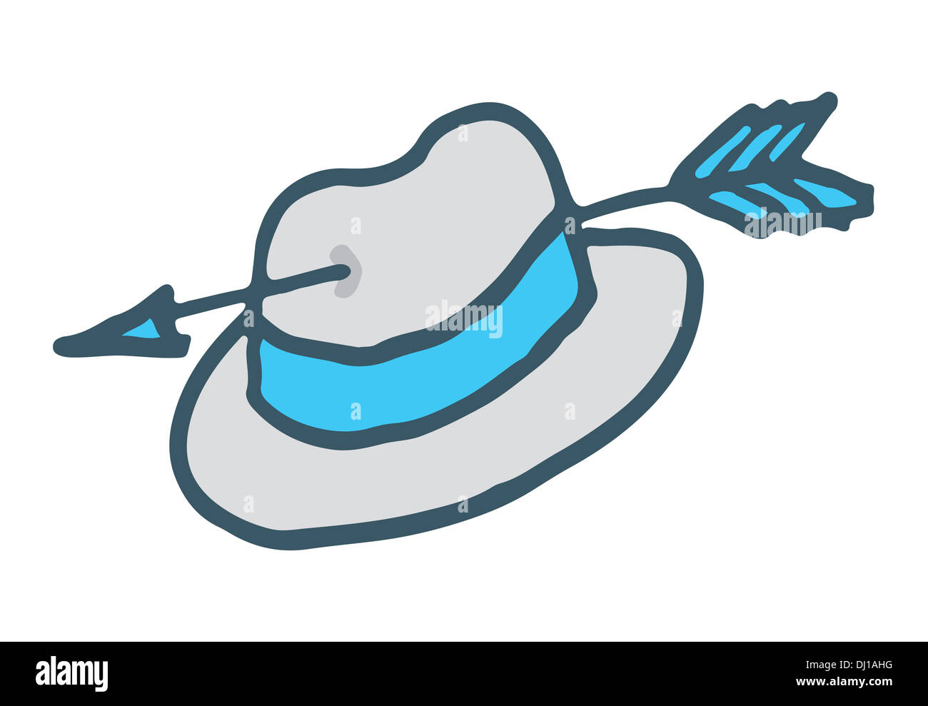 Arrow through head hi-res stock photography and images - Alamy