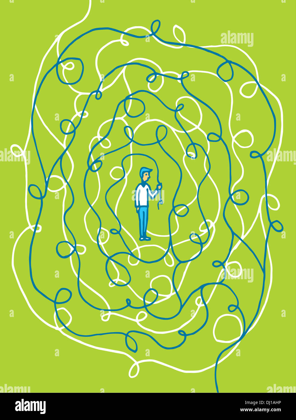 Untying a knot hi-res stock photography and images - Alamy