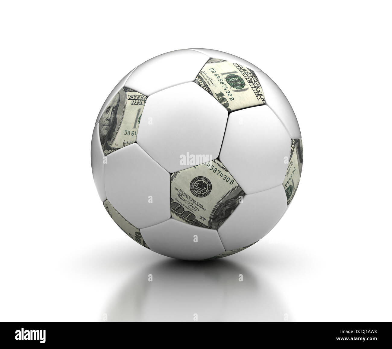Money & Football Stock Photo - Alamy