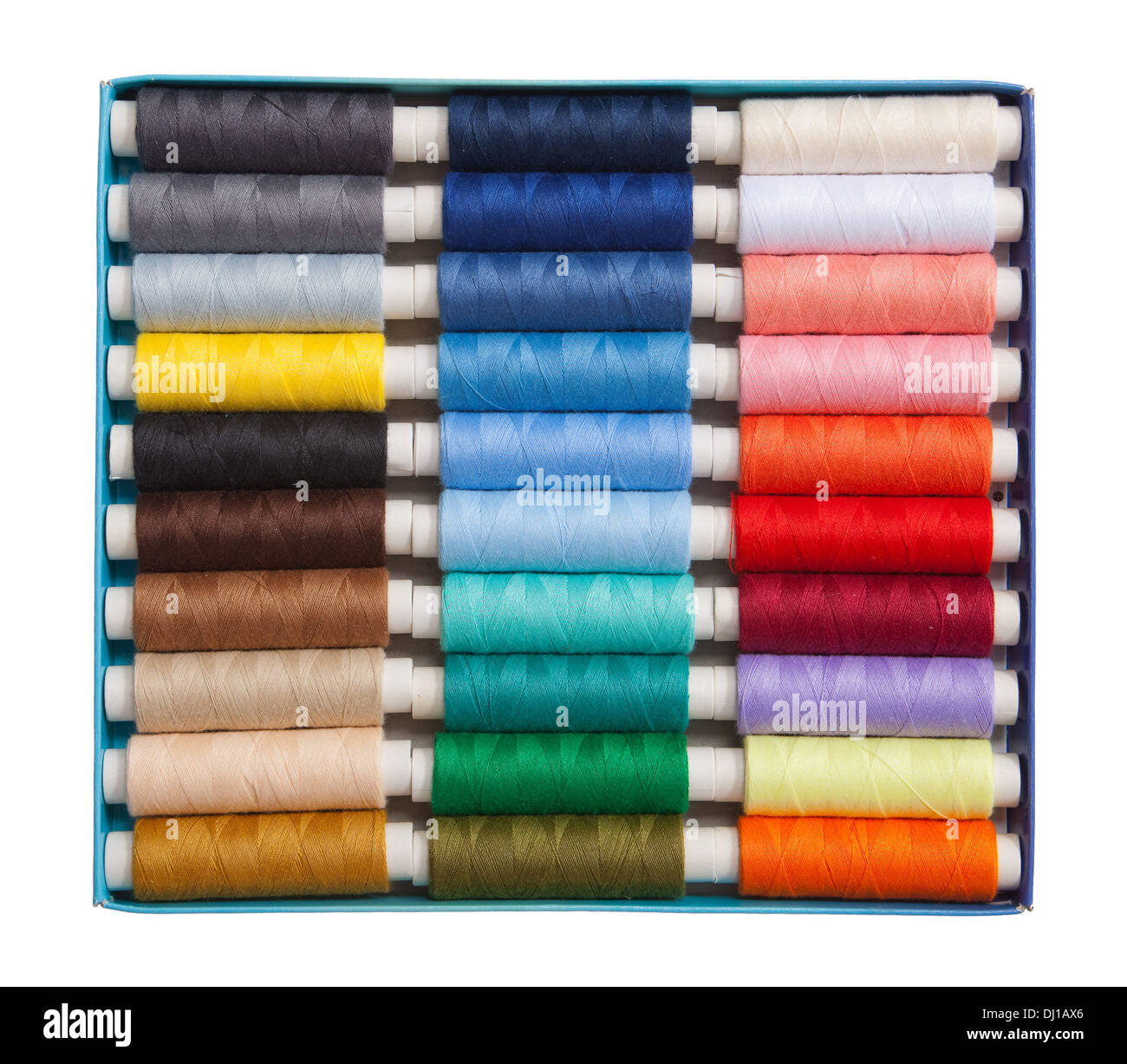 Spool of thread top view Cut Out Stock Images & Pictures - Alamy