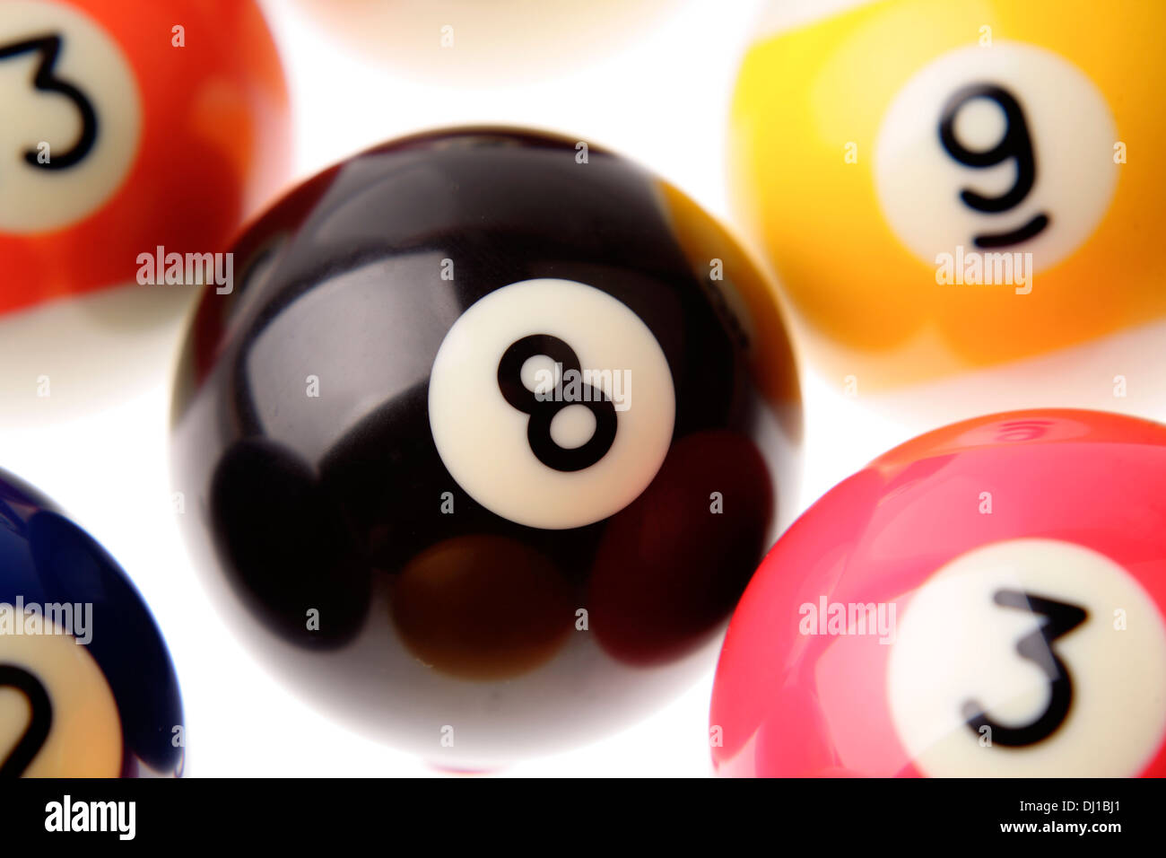 Pool billiards ball balls close up detail hi-res stock photography and ...