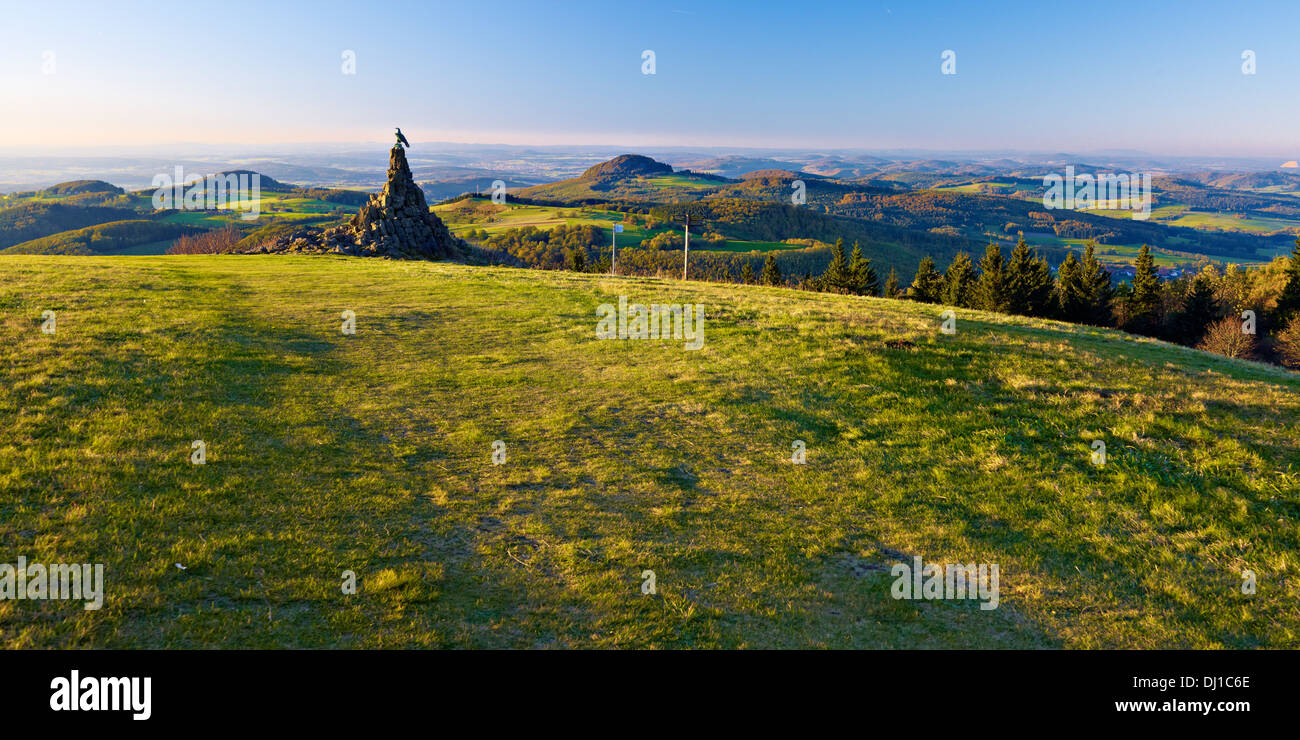 Pilots memorial at the Wasserkuppe, Rhön, Hesse, Germany Stock Photo ...