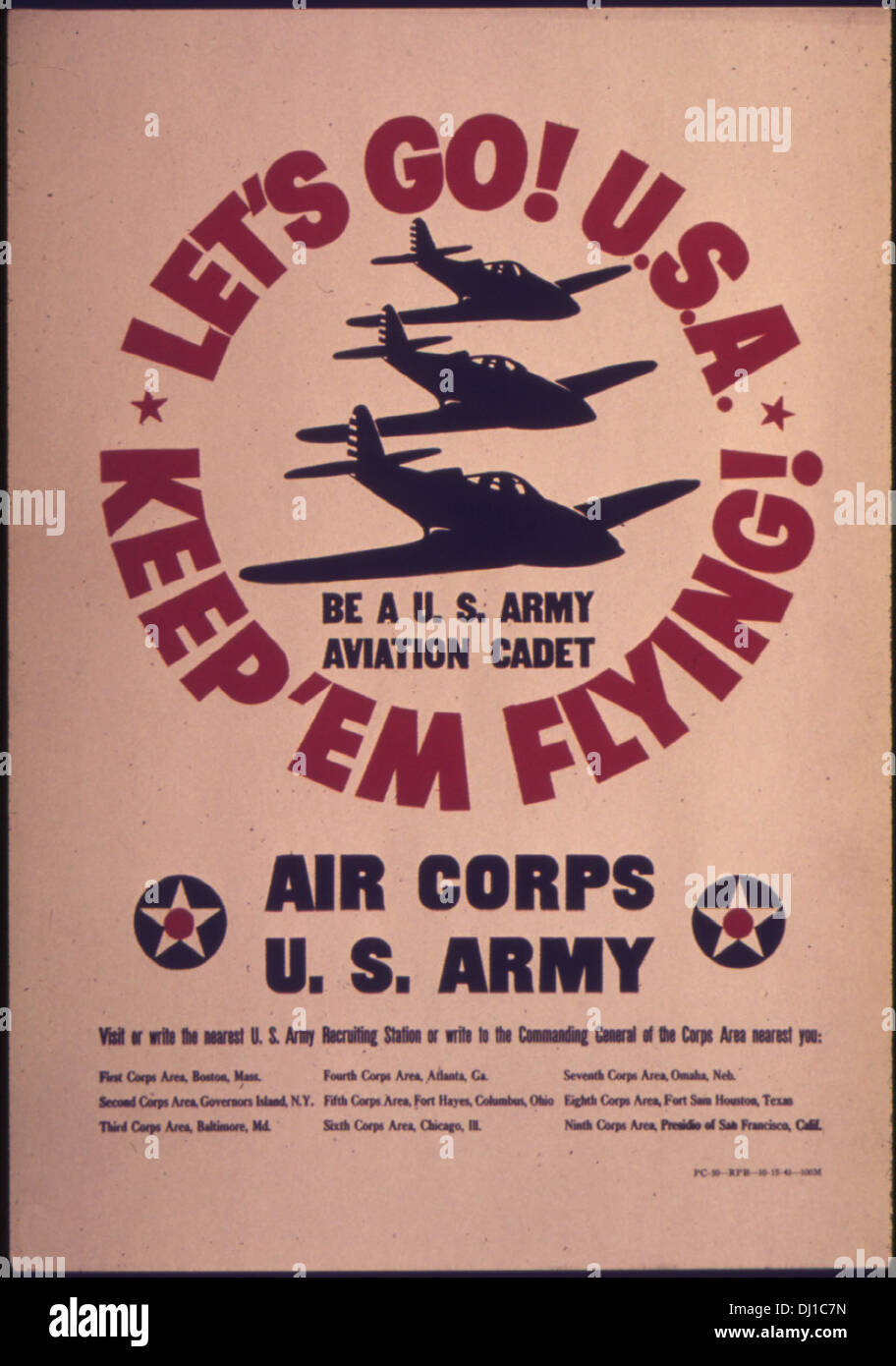 Military propaganda poster air hi-res stock photography and images - Alamy