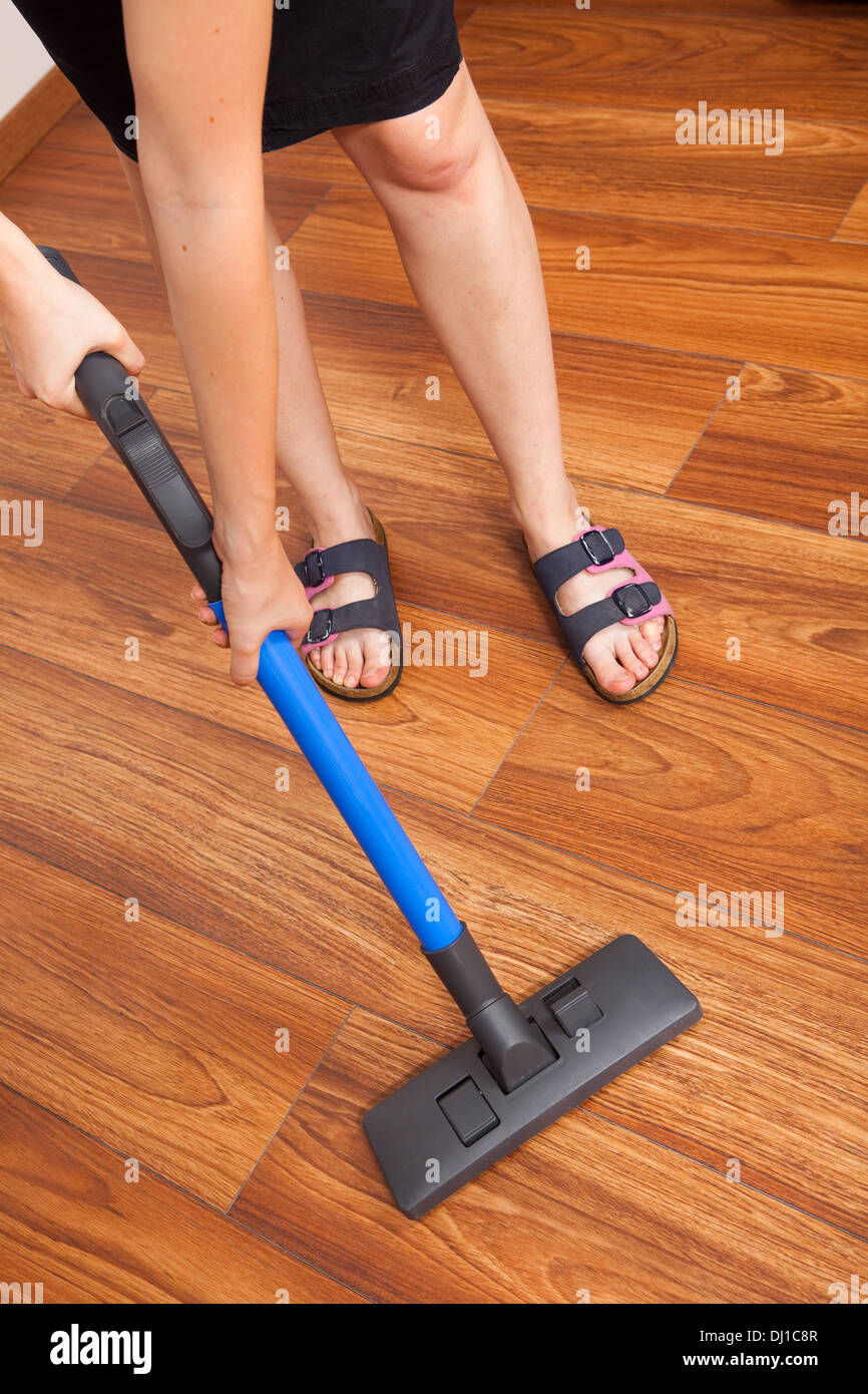 Girl cleaning floor hi-res stock photography and images - Alamy