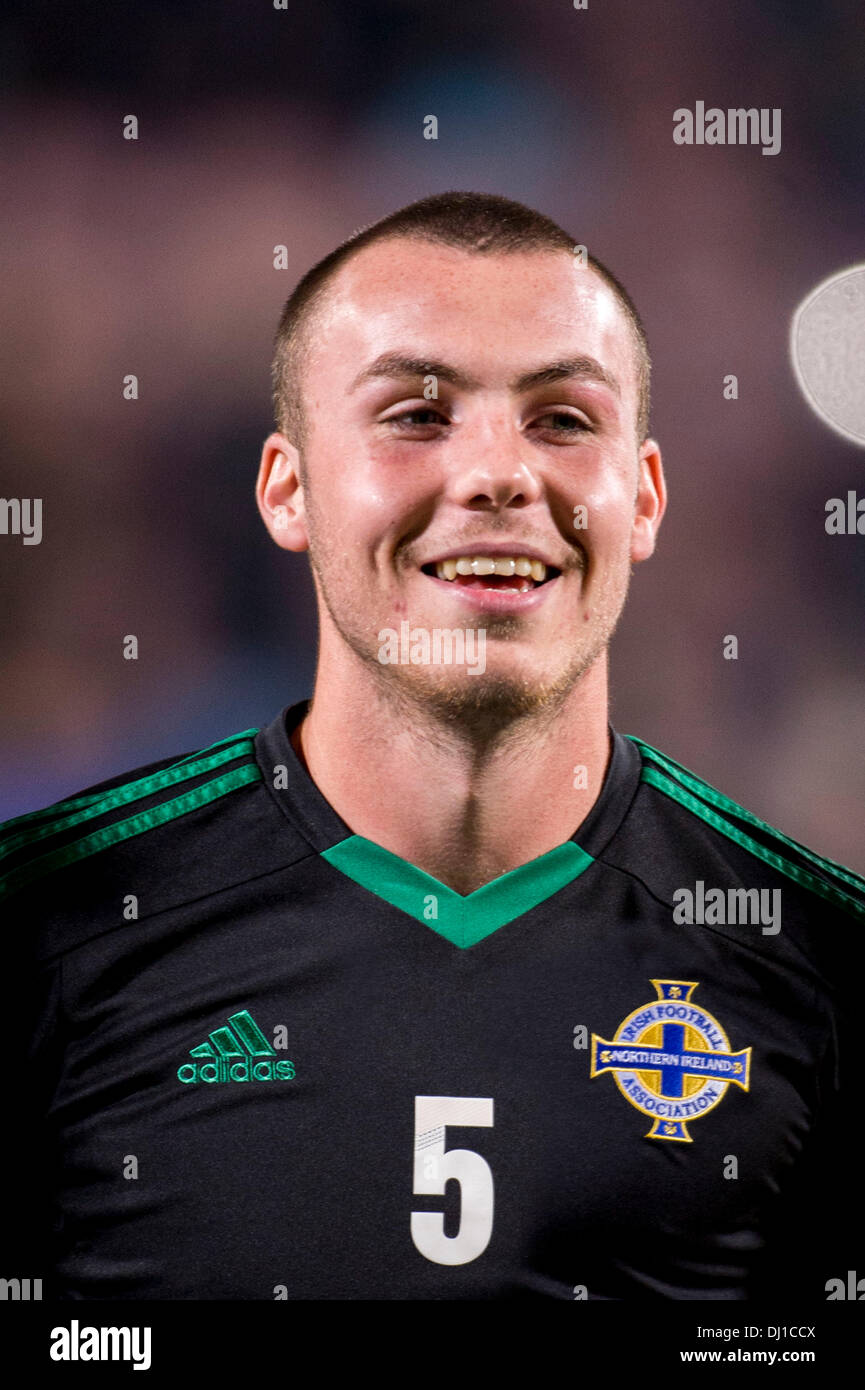 Reggio Emilia, Italy. 14th Nov, 2013. Luke McCullough (NIR) Football ...