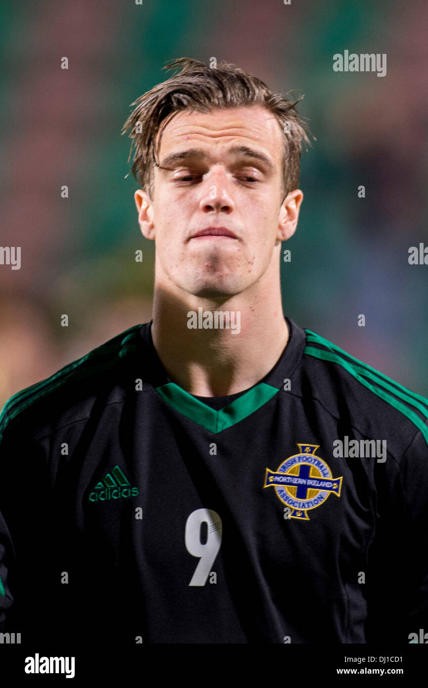 Reggio Emilia, Italy. 14th Nov, 2013. James Gray (NIR) Football ...