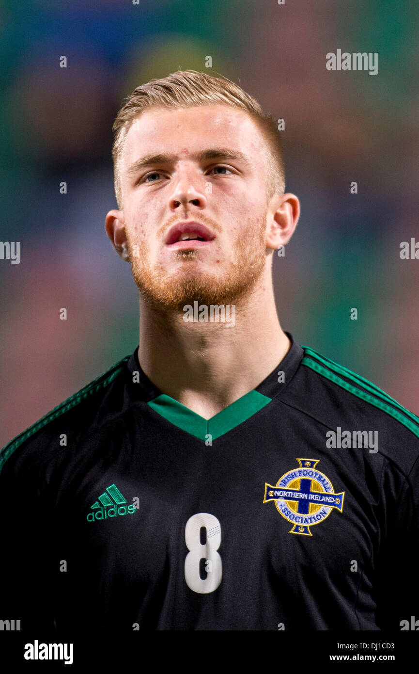 Reggio Emilia, Italy. 14th Nov, 2013. David Morgan (NIR) Football ...